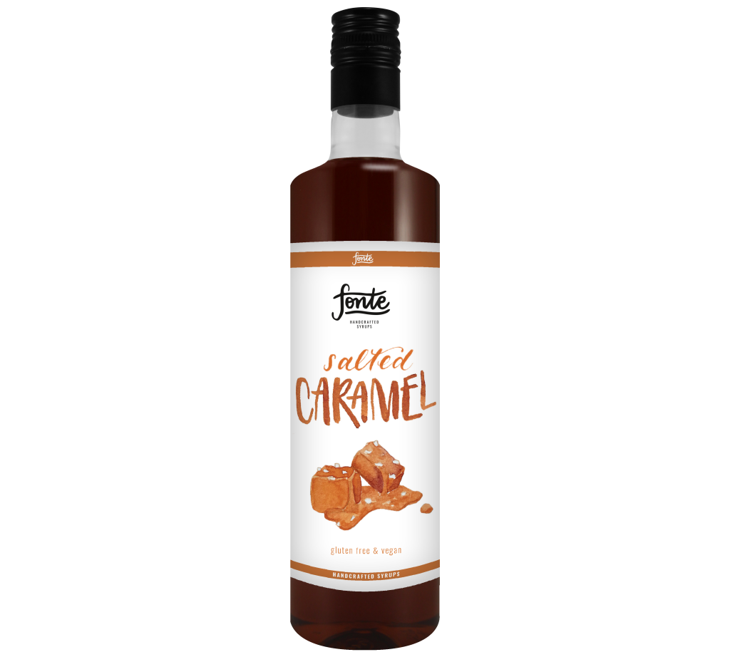 Sirop Fonte Salted Caramel 750ml - Vegan barista